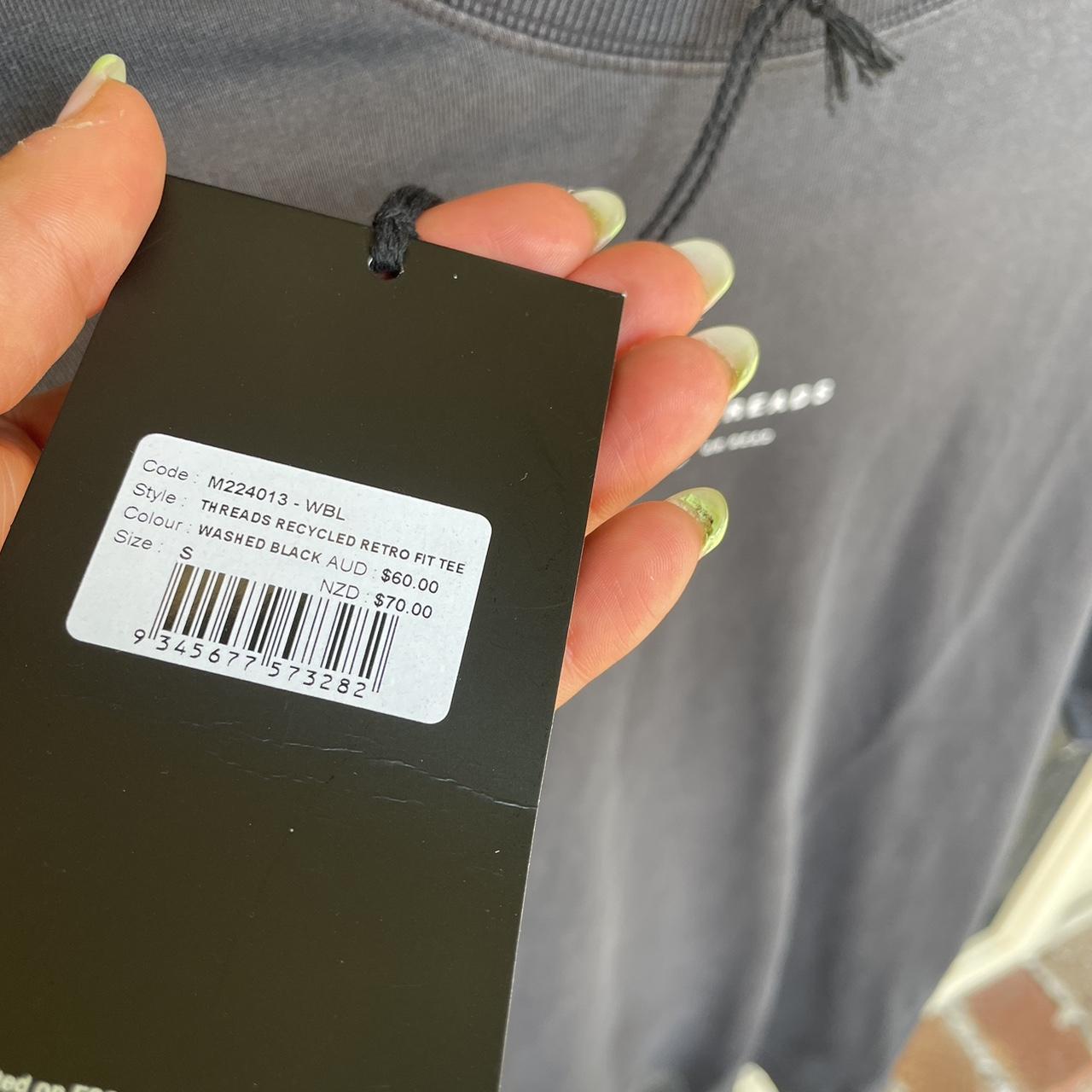 Brand new afends washed black tshirt Unisex size... - Depop