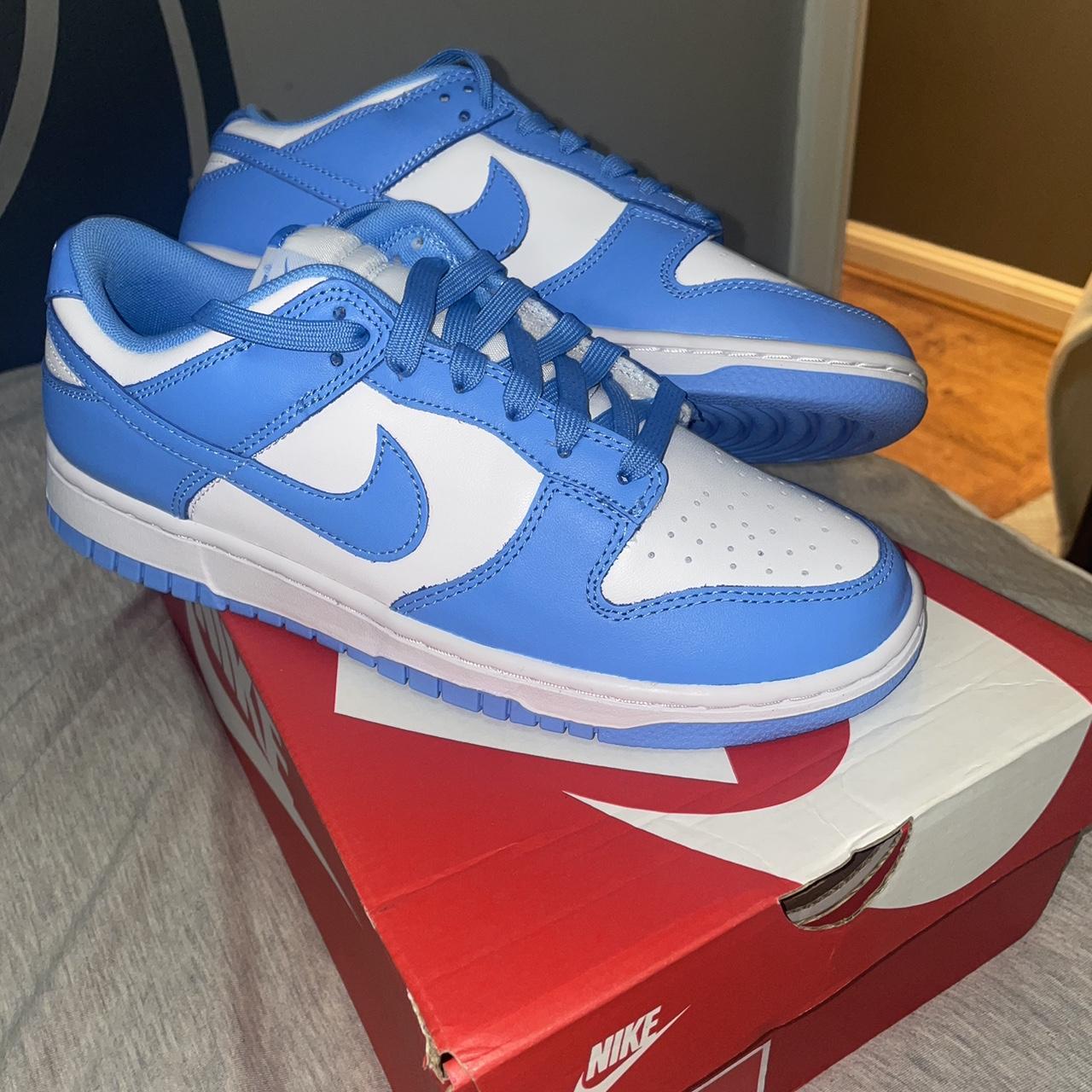 UNC Dunk (2021) UK7 Brand new, unworn. Box... - Depop