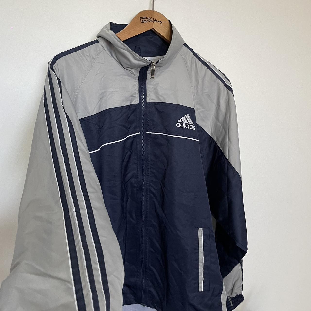 Vintage Adidas Spray Jacket - Depop