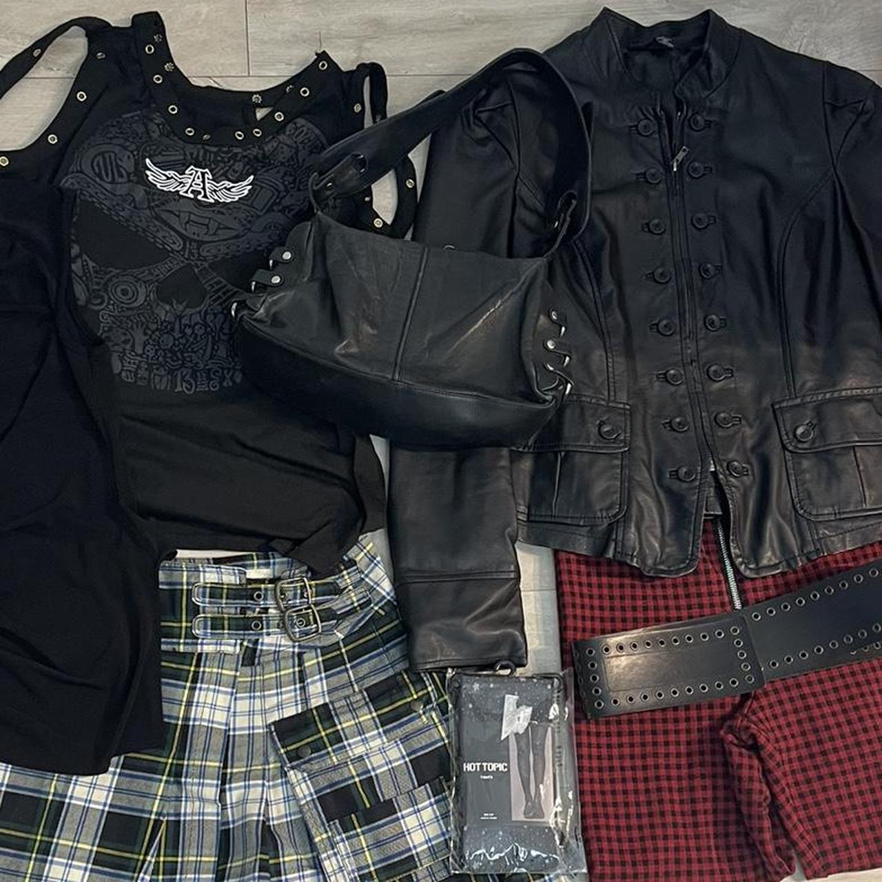 Example of a 90s alt/grunge/goth style bundle. Swipe... - Depop