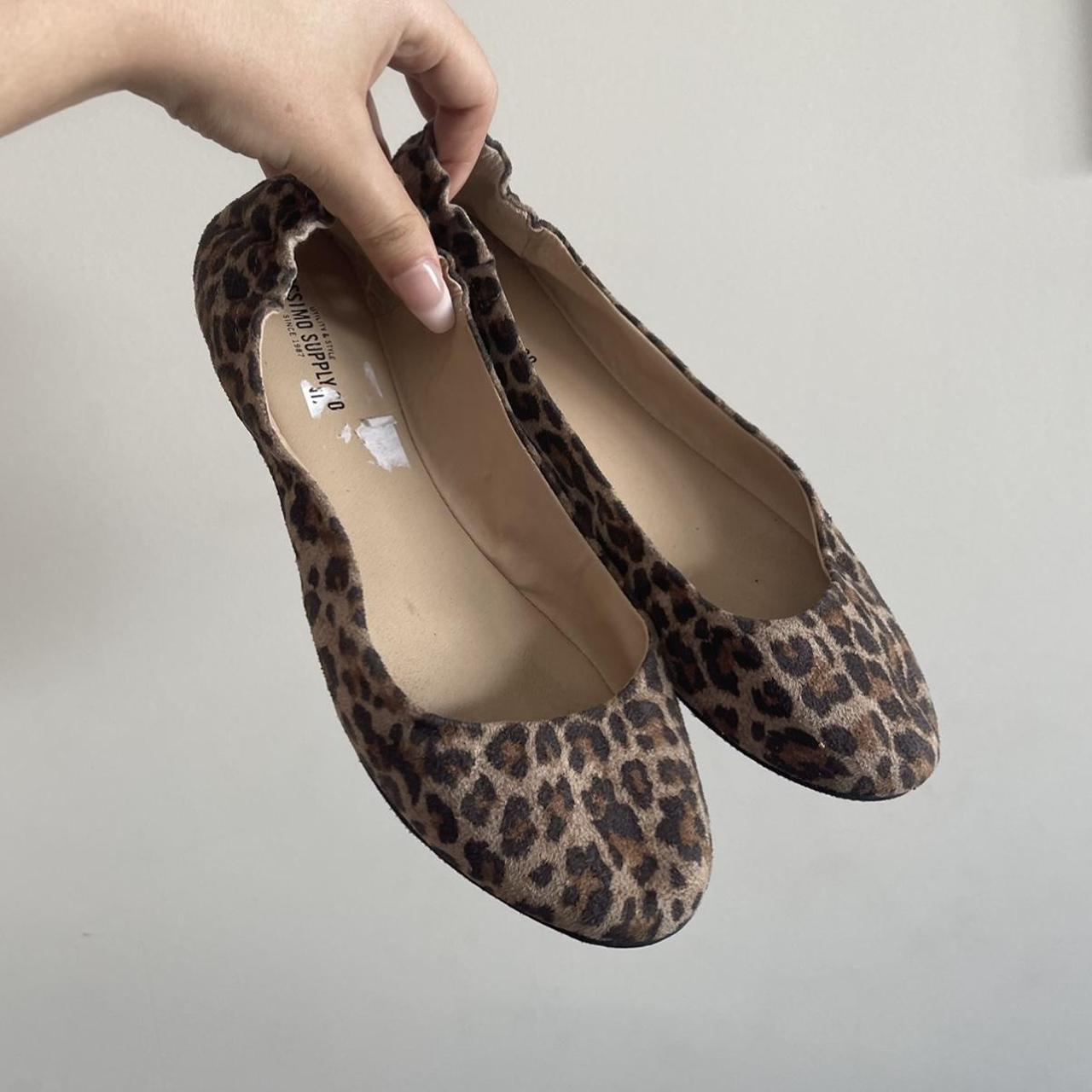 cheetah print ballet flats ☆ size 8.5 ☆ ★ FREE... - Depop