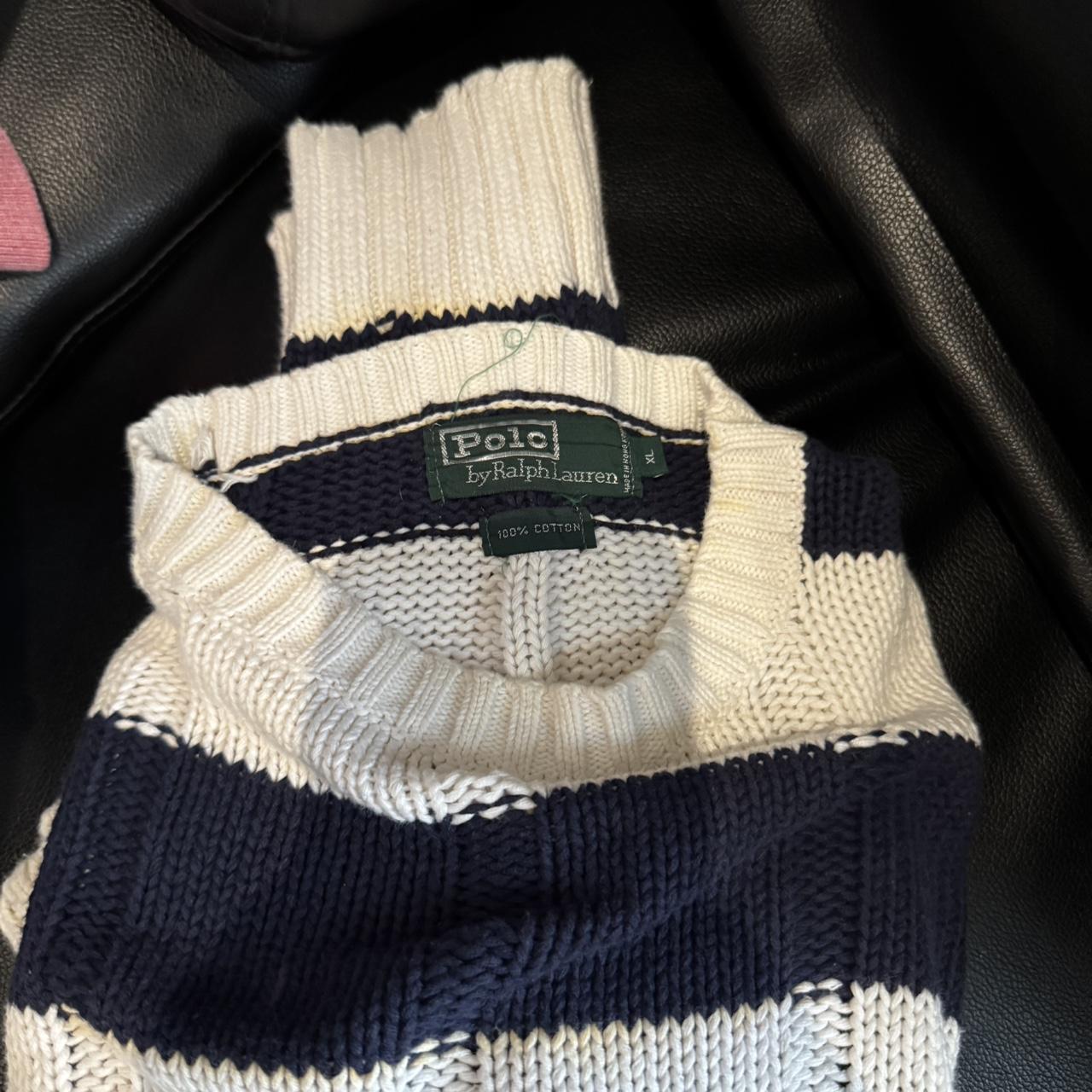 STRIPED RALPH LAUREN JUMPERR !!! #ralphlauren... - Depop