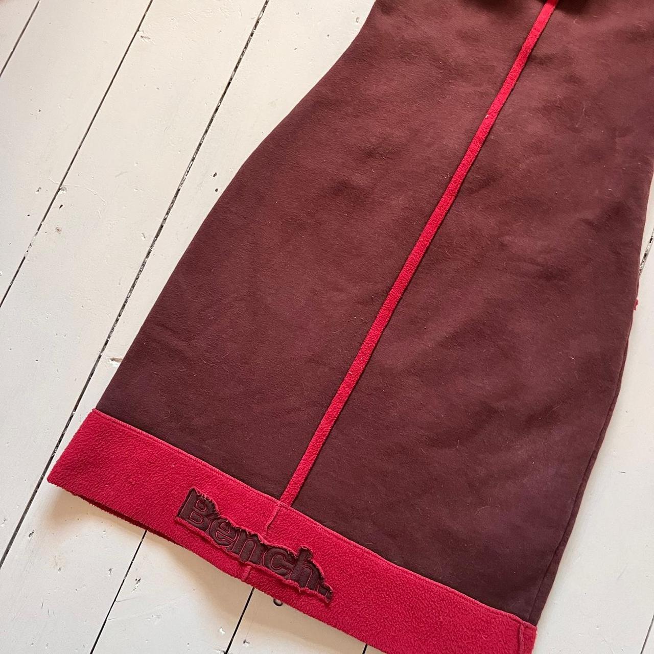 90s archive bench maxi long afghan zip up... | Depop