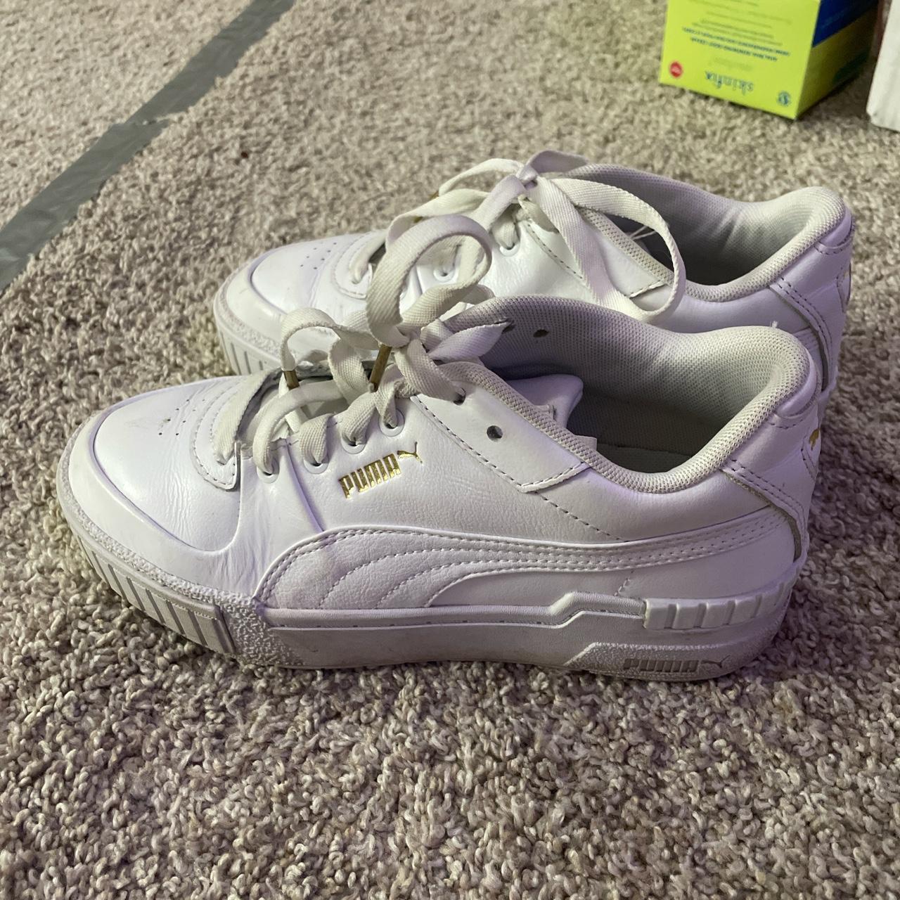 CALI PUMA platform sneakers! worn in but still have... - Depop