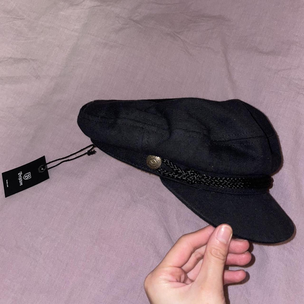 brixton fender jaguar fiddler cap in dark navy... - Depop