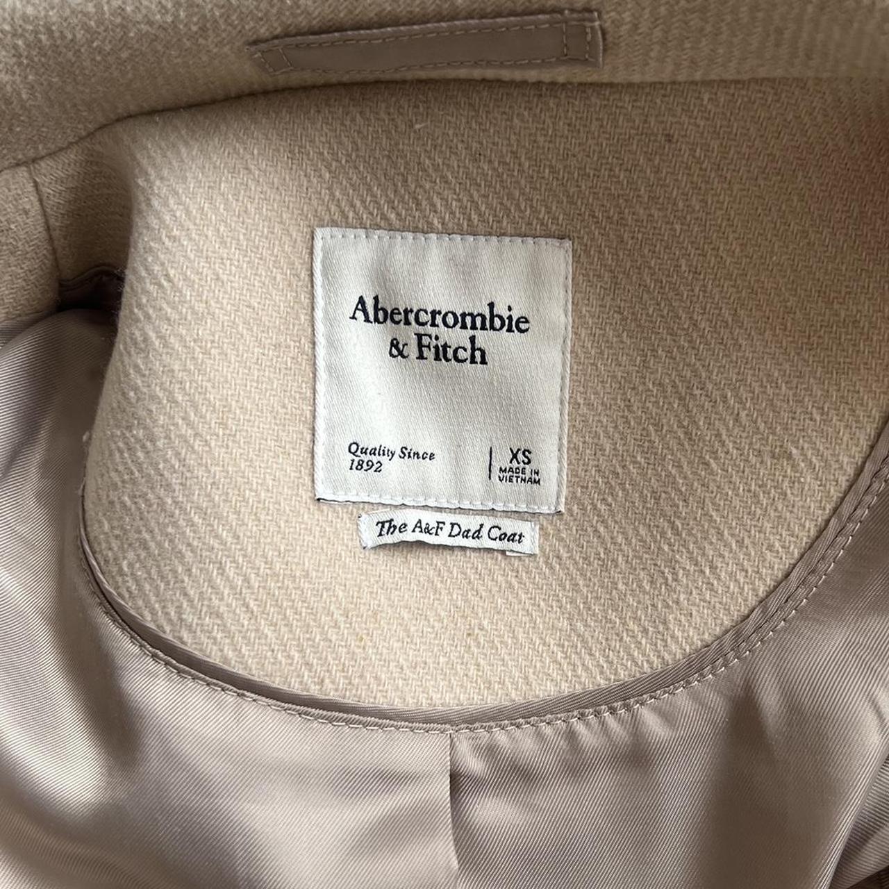 Abercrombie & fitch Long line dad wool coat and... - Depop