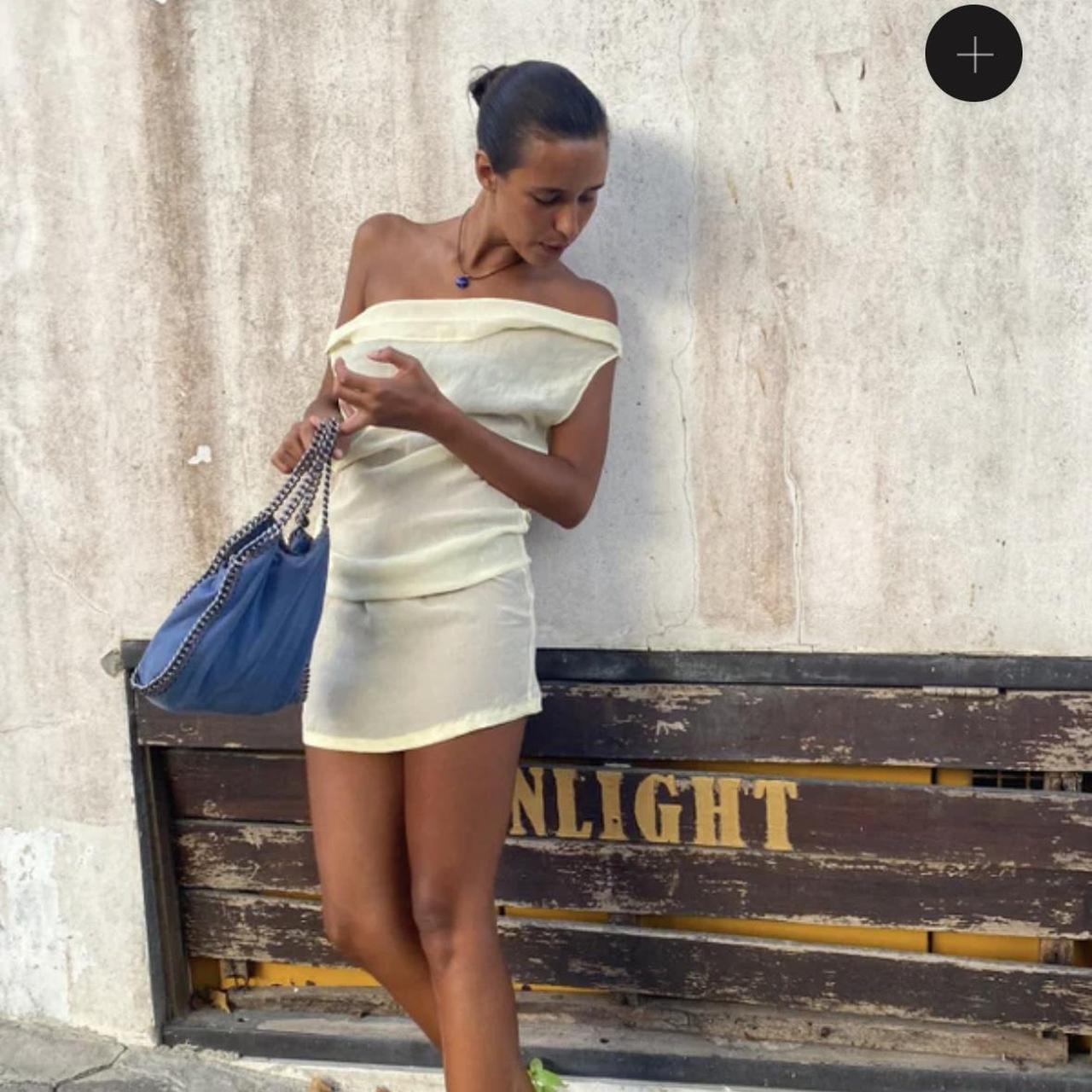 Argo Studio Dukan Dress in Pale Yellow Brand new... | Depop