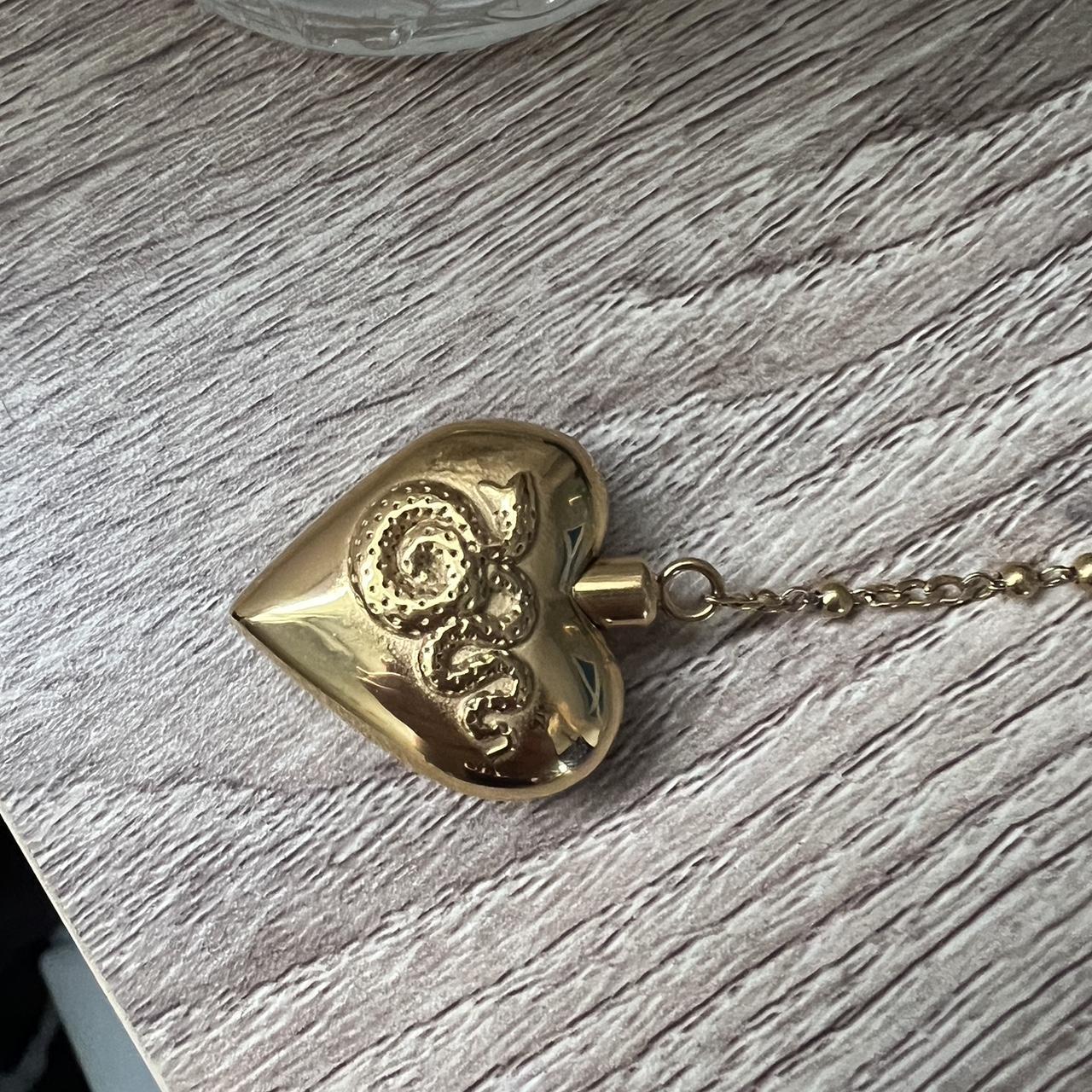 Beautiful Lana del rey coke heart locket necklace.... - Depop