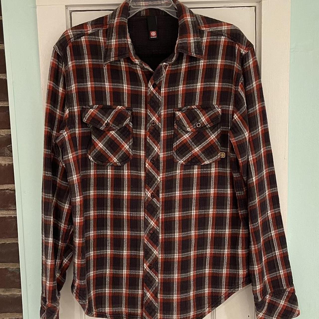 Vintage Element Skateboards flannel. Size... - Depop