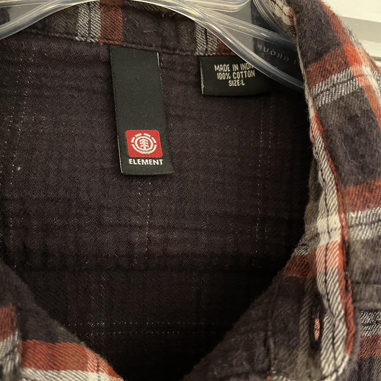 Vintage Element Skateboards flannel. Size... - Depop