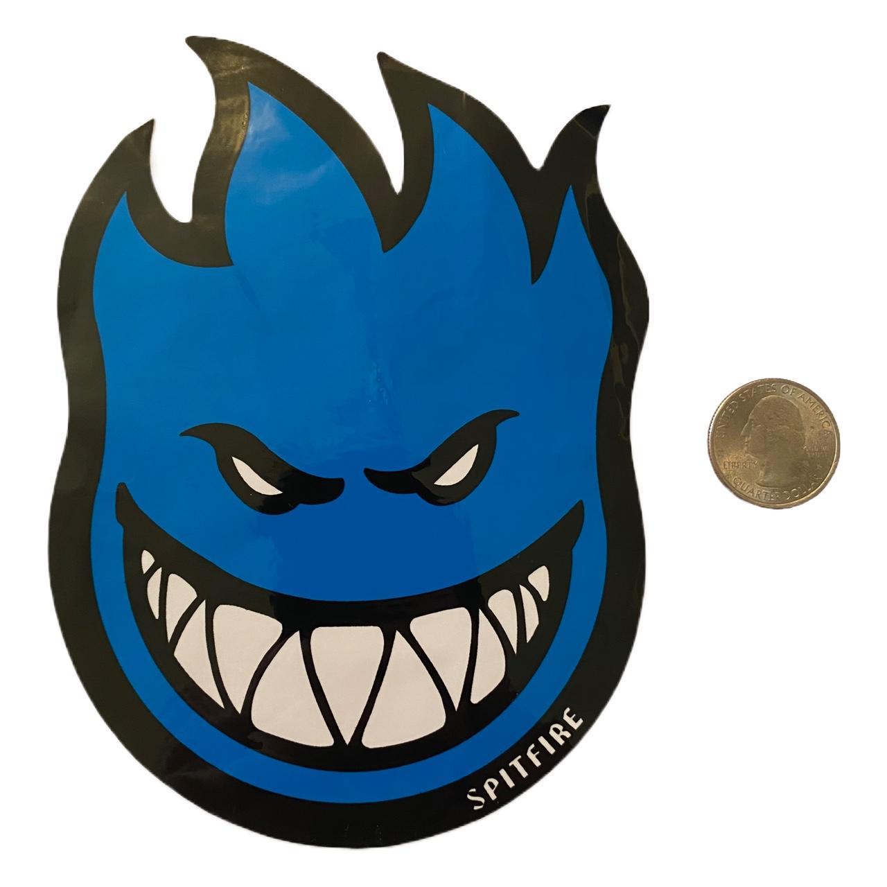 Big head Spitfire sticker Length: 4.25” across /... - Depop