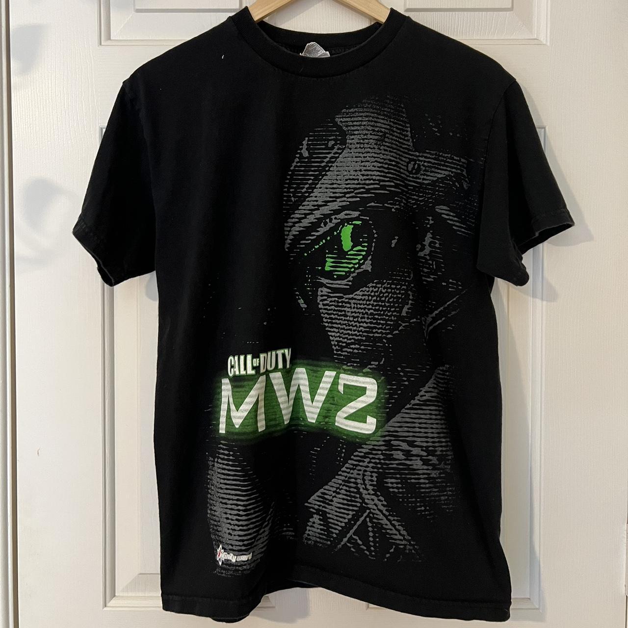 Y2k Modern Warfare 2 promo tshirt . Tagged medium... - Depop