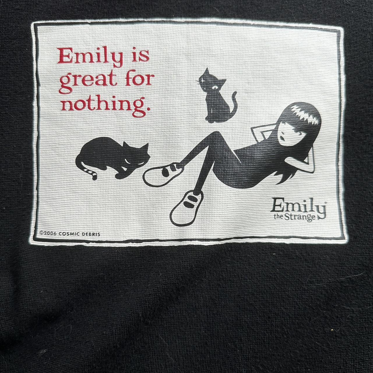 Emily the strange tee!!! In perfect condition - Depop