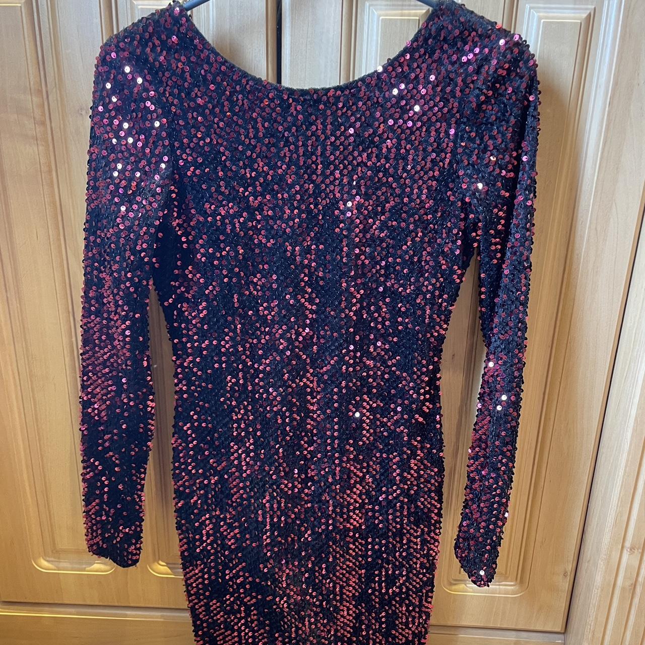 Motel rocks sequin red dress Red / burgundy /... - Depop
