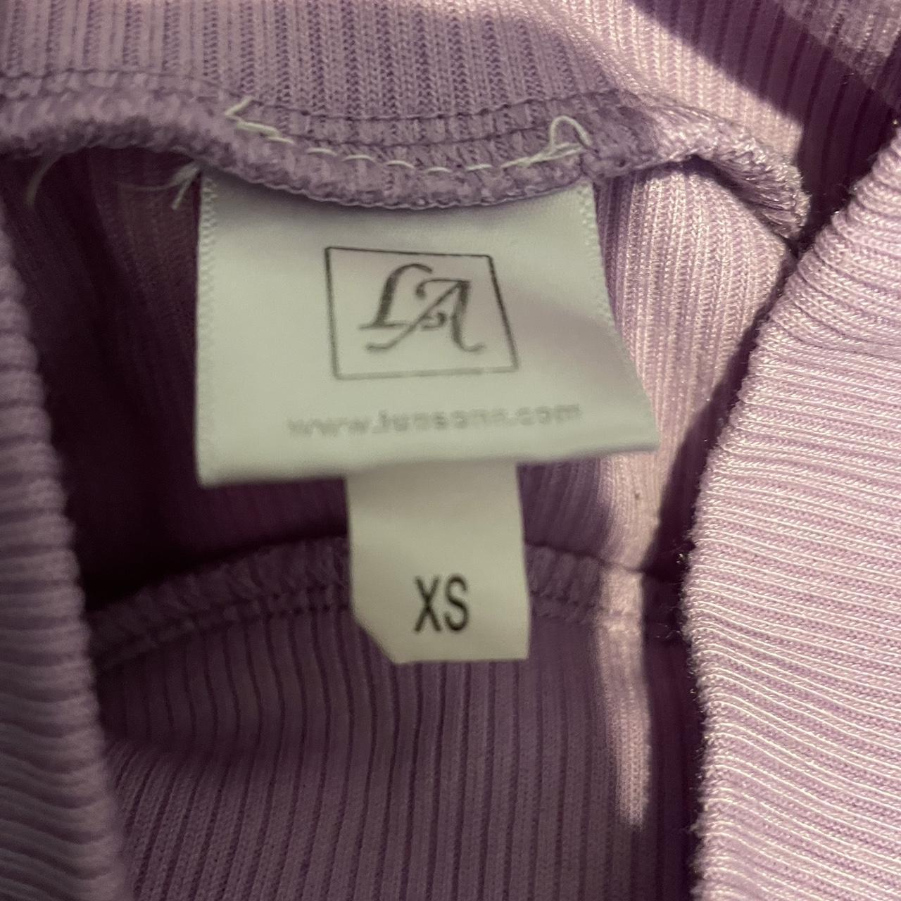 Sick sad world purple crop top. Only worn once and... - Depop