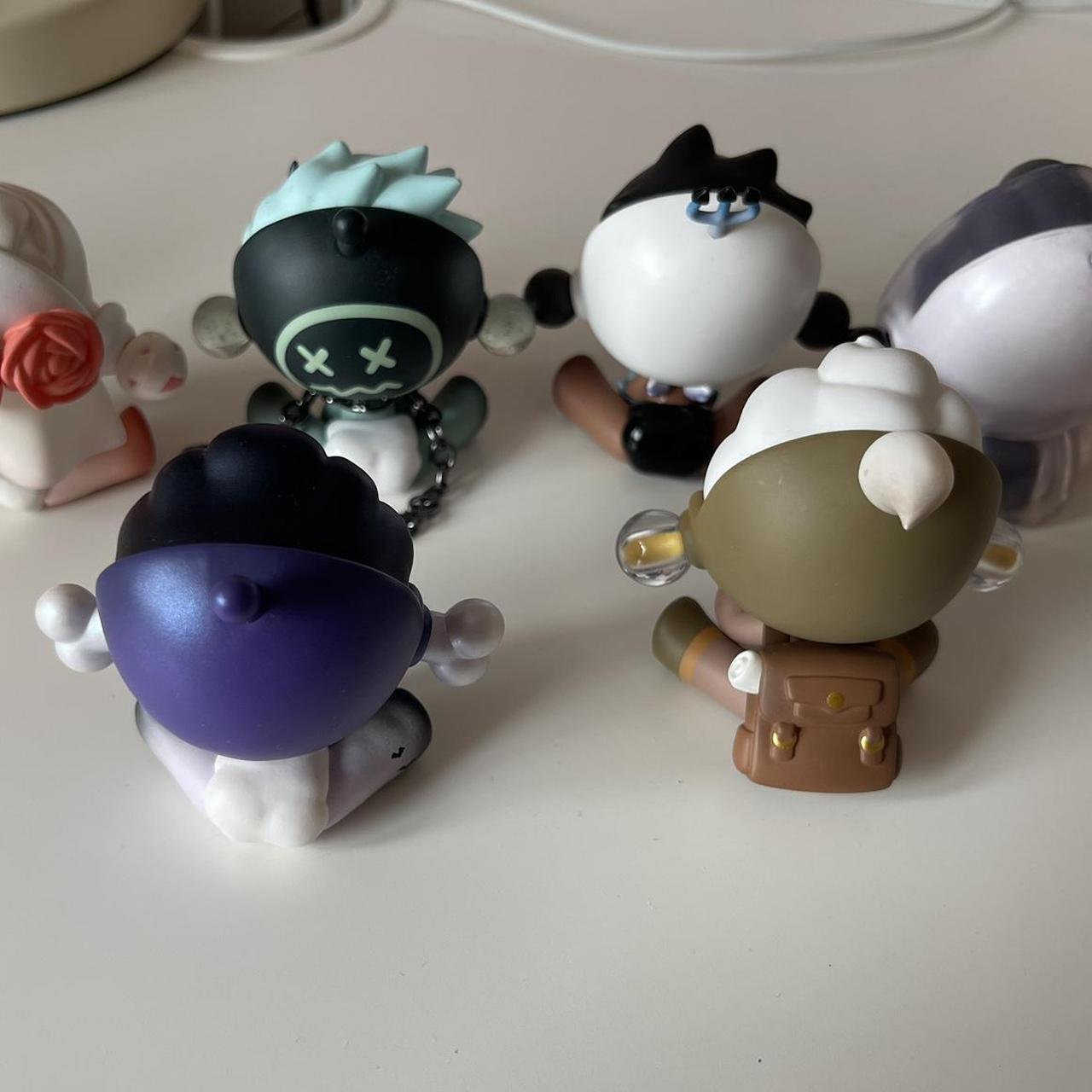 pop mart skull panda blind box figurines. Set of 6... - Depop