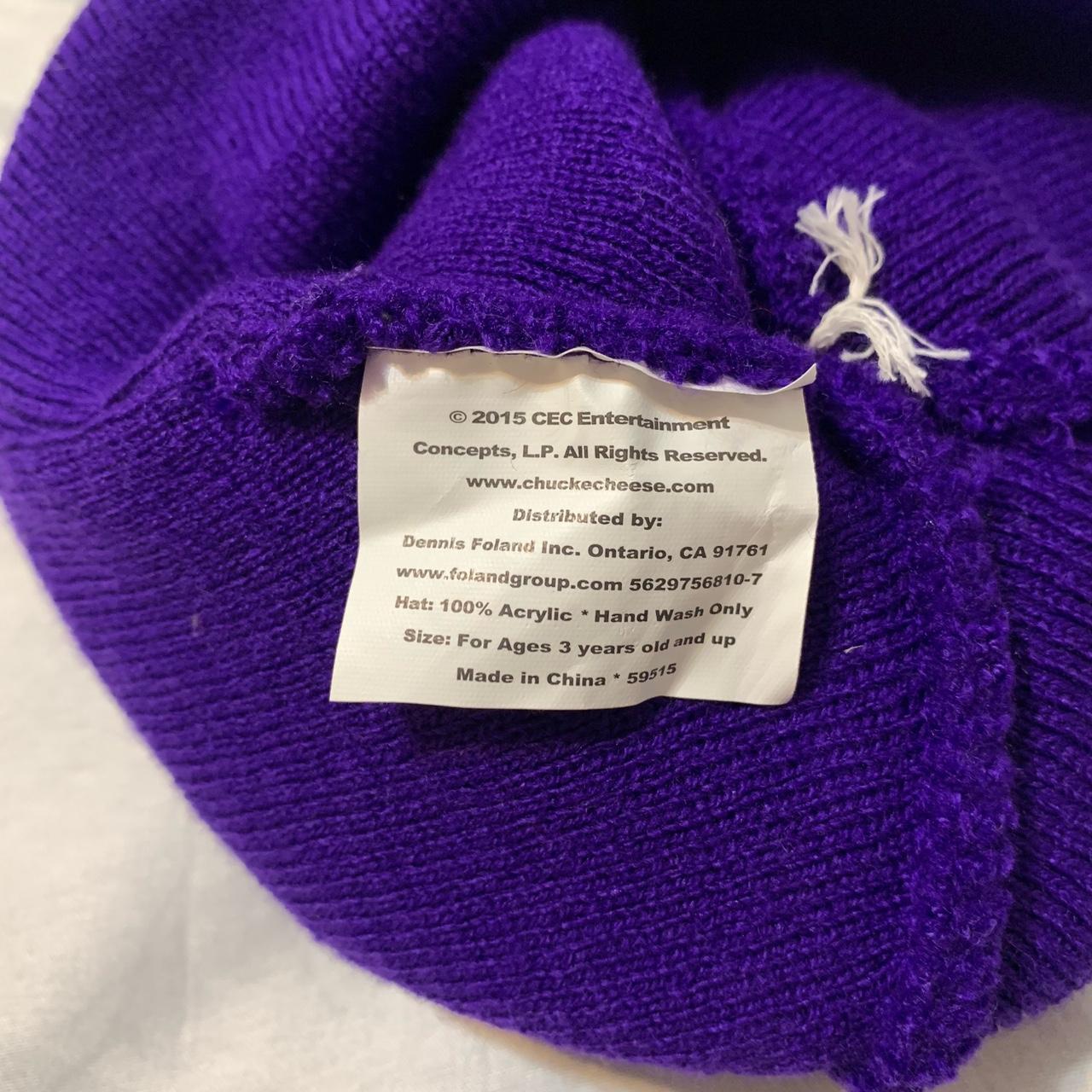 CHUCK E. CHEESE BEANIE Youth sizing Official Chuck... - Depop