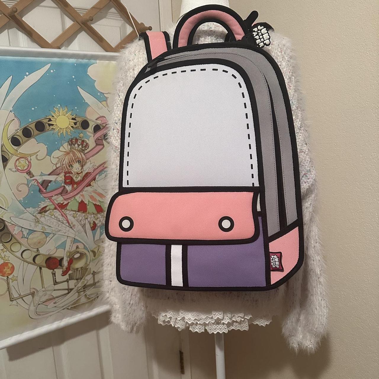 Jump from paper backpack store
