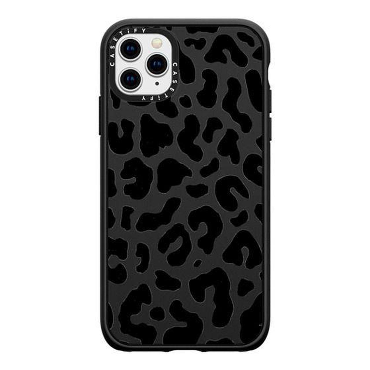 Casetify iPhone 11 Pro Max Black Leopard Print... - Depop