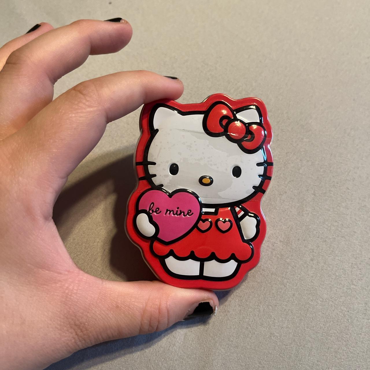 vday cutie hello kitty mint/candy/whatever container... - Depop