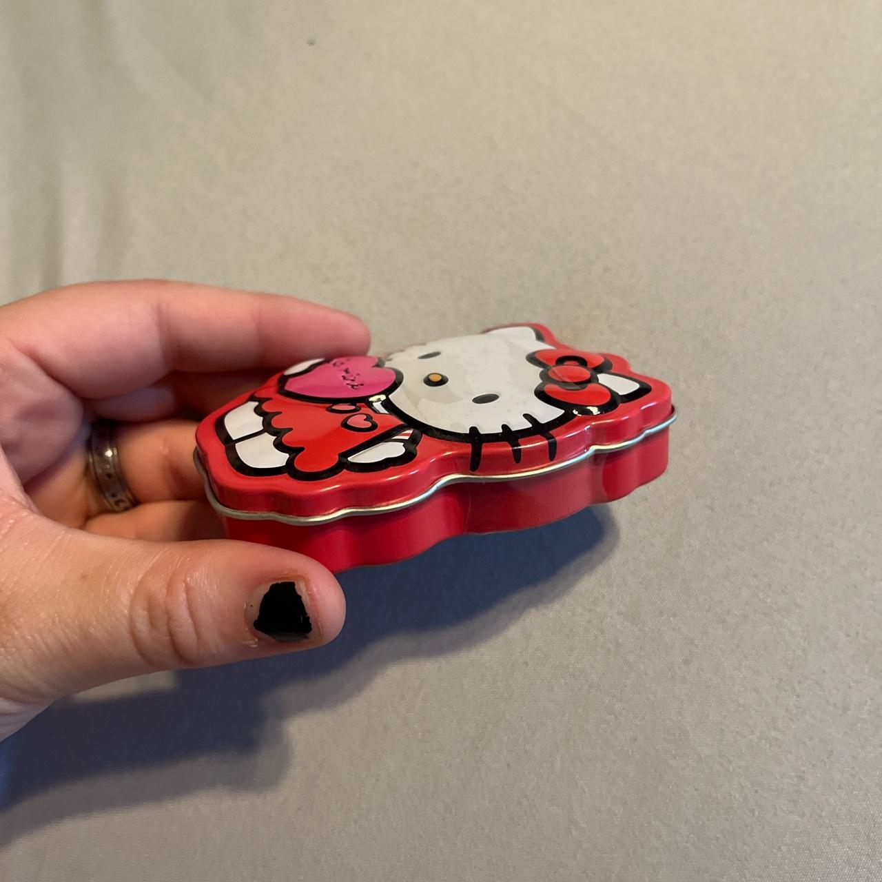 vday cutie hello kitty mint/candy/whatever container... - Depop