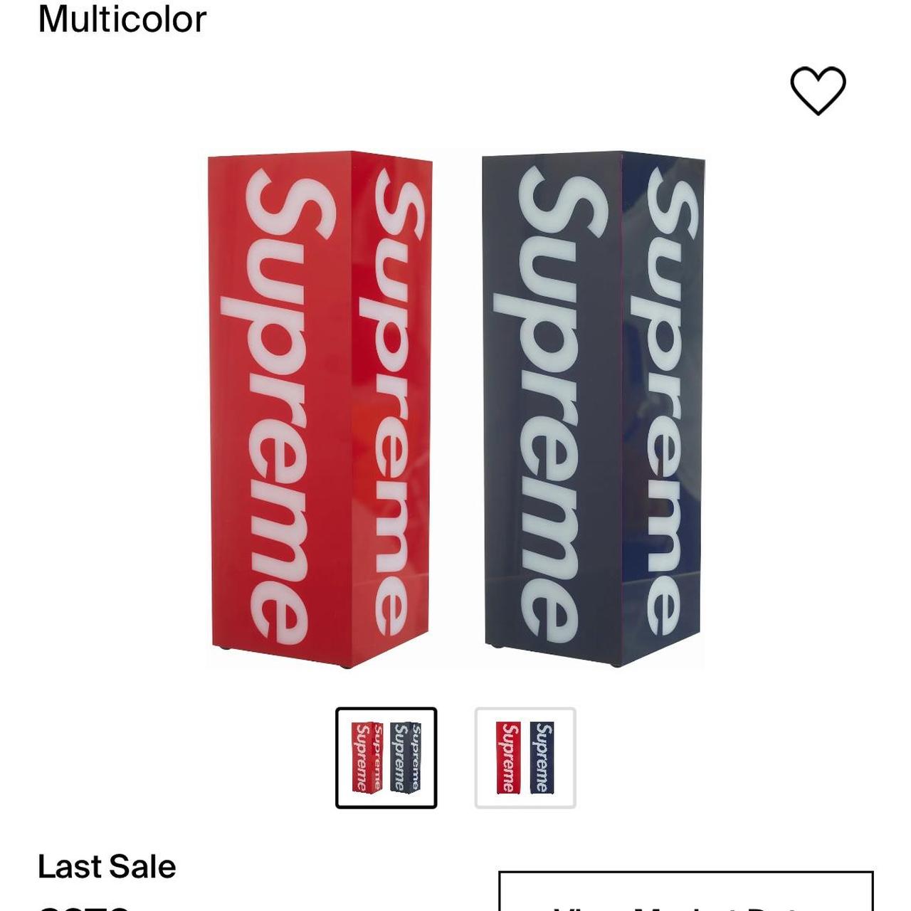 Supreme box logo lamp. Both colours red and blue... - Depop