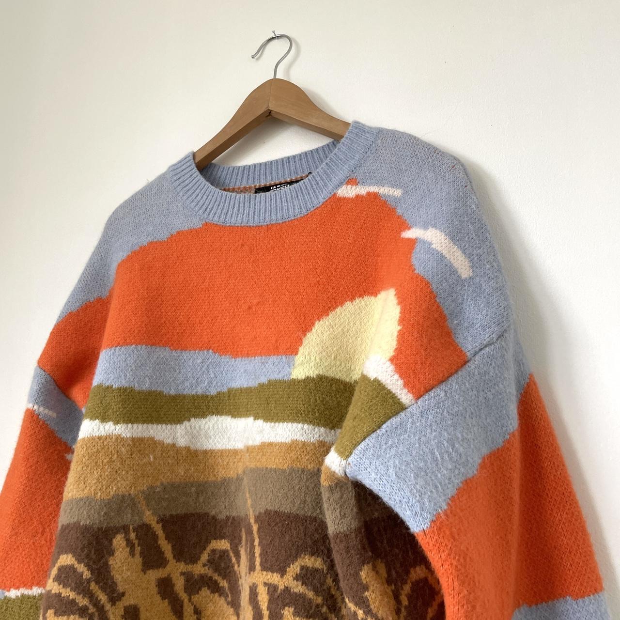 JADED LONDON landscape knitted jumper. Beautiful... - Depop