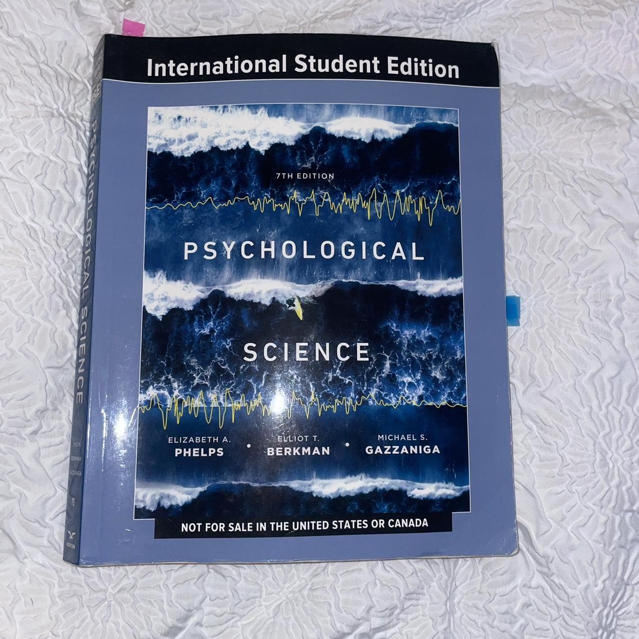 7th Edition Psychological Science textbook by... - Depop