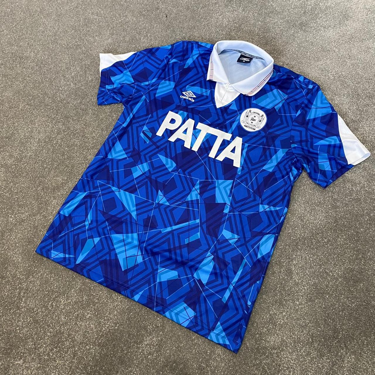 Patta football shirt Great for festivals this... - Depop