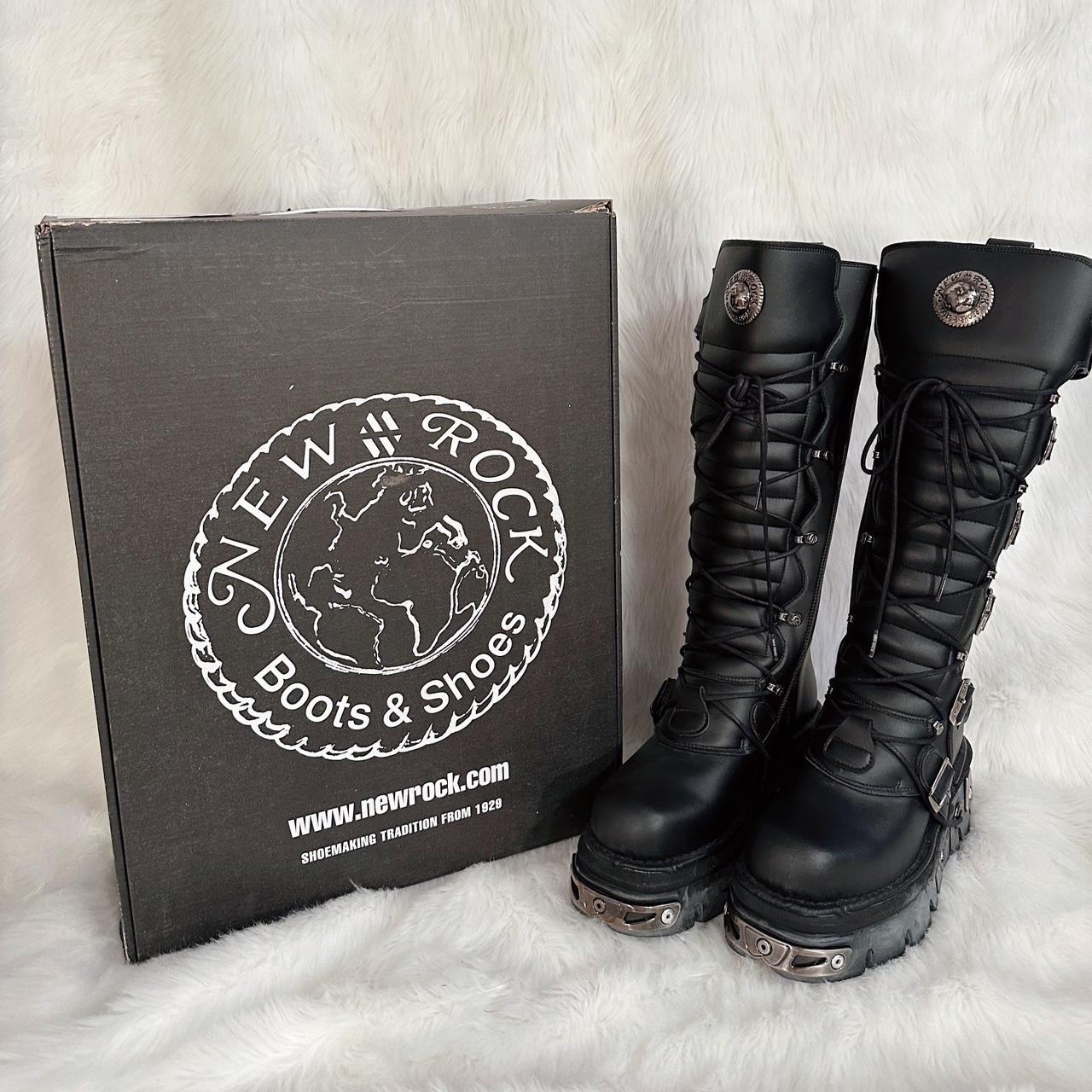 New Rock M-272 Reactor Sole Boots (Vegan!) ᴏꜰꜰᴇʀꜱ... - Depop