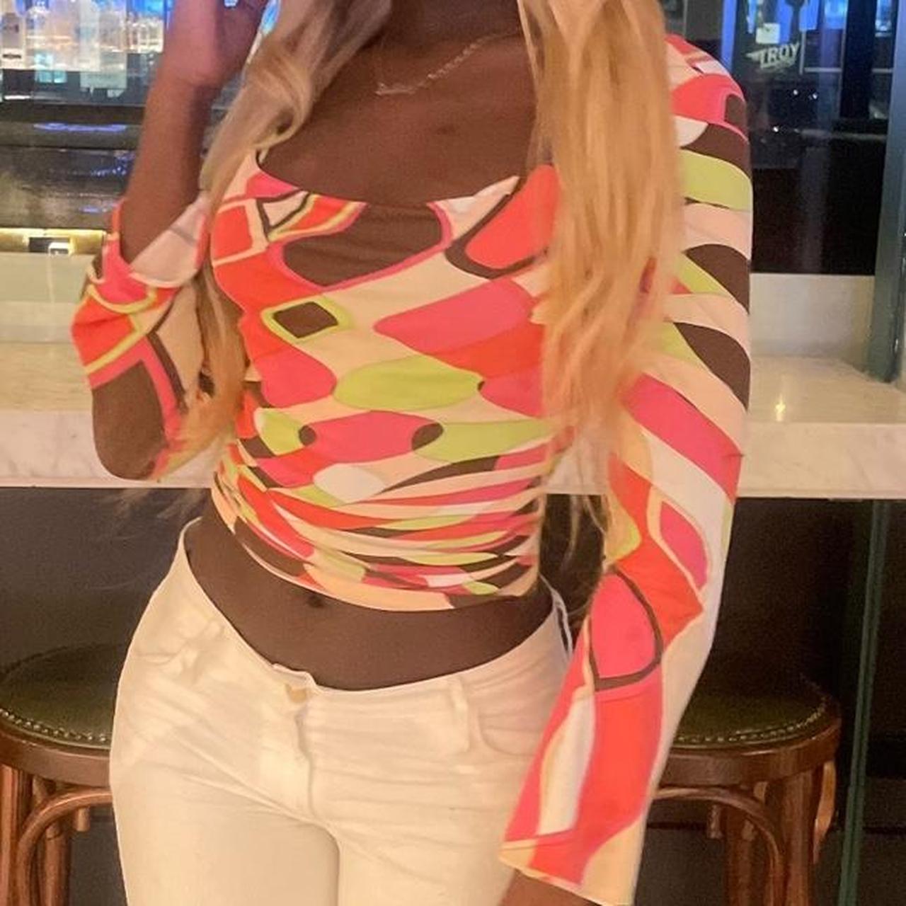 cute lil Pucci top best fits size small perf... - Depop