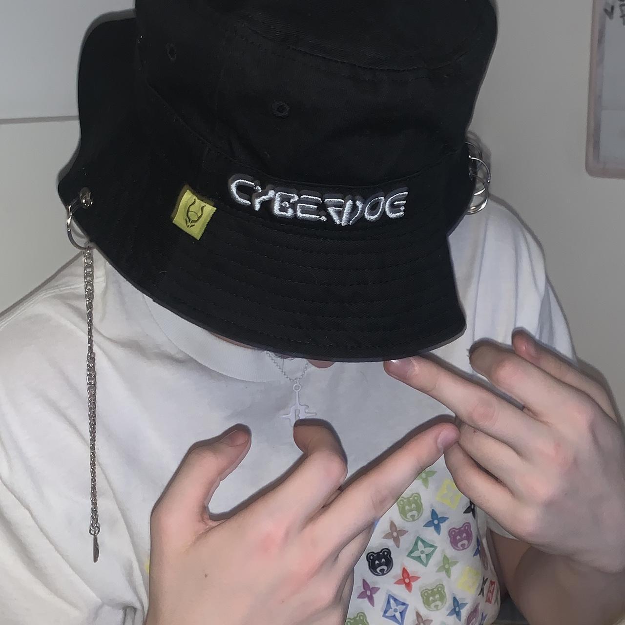 emo cyber punk goth raver bucket hat from the UK... - Depop