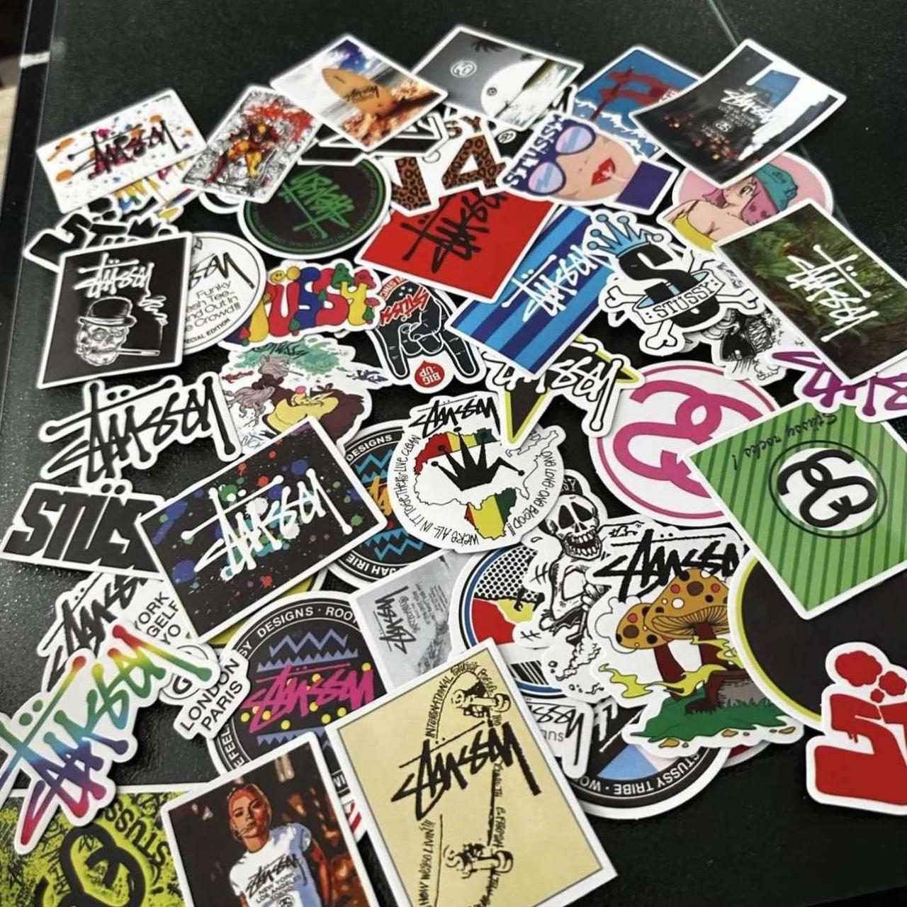 10piece Stussy stickers pack Bigger packs... - Depop