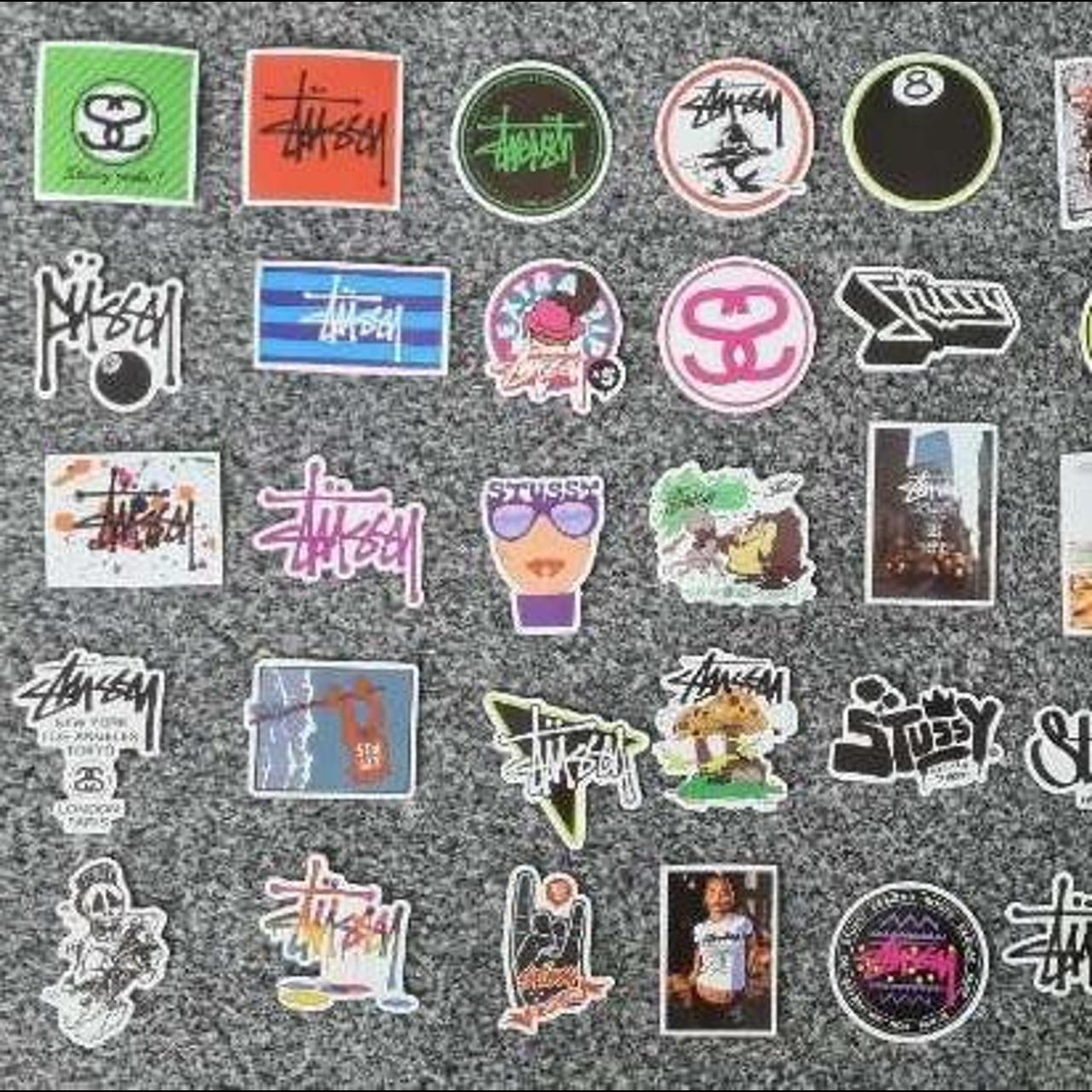 10piece Stussy stickers pack Bigger packs... - Depop