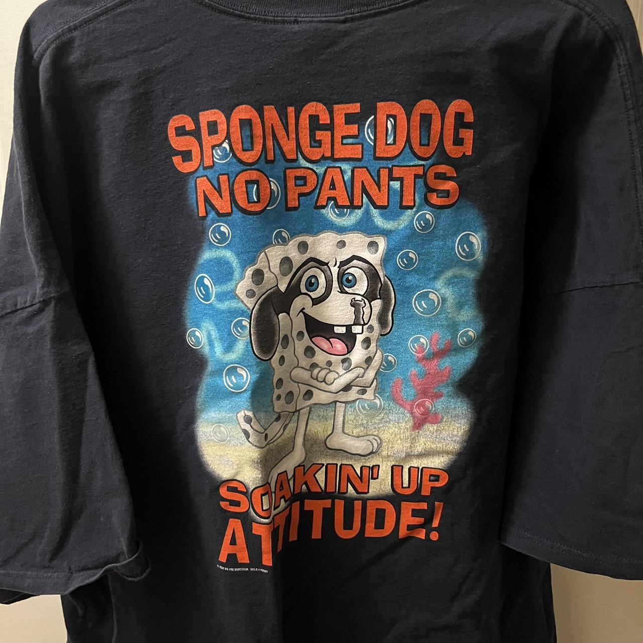 2002 Spongedog No Pants Tee cool graphic more of a... - Depop