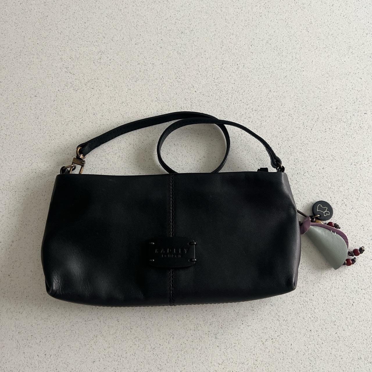 Small black leather Radley handbag. Perfect... - Depop