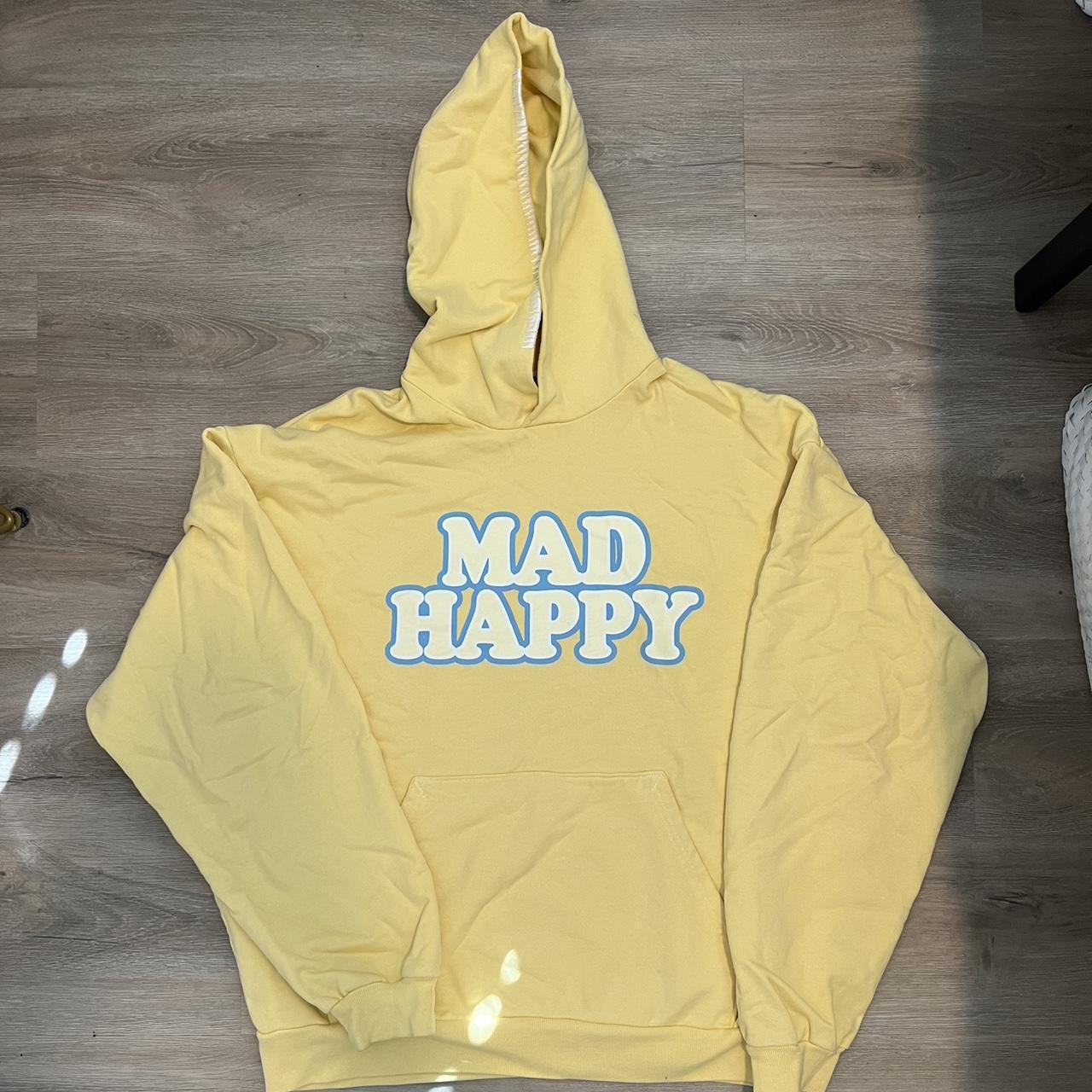 Madhappy limited edition yellow hoodie worn maybe 2x... - Depop