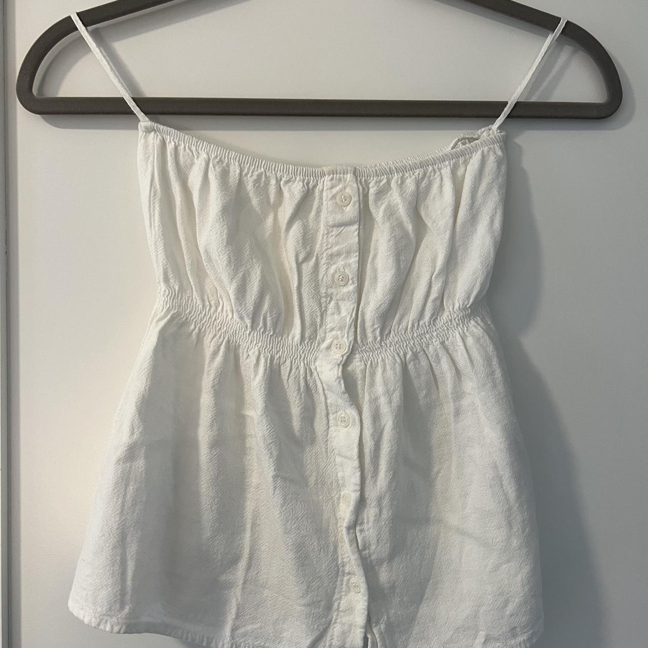Obsessed with this white tub top from Subdued.... - Depop