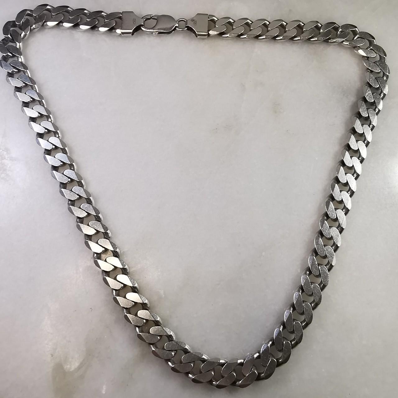 Here we have an amazing large chain stamped 925.... - Depop