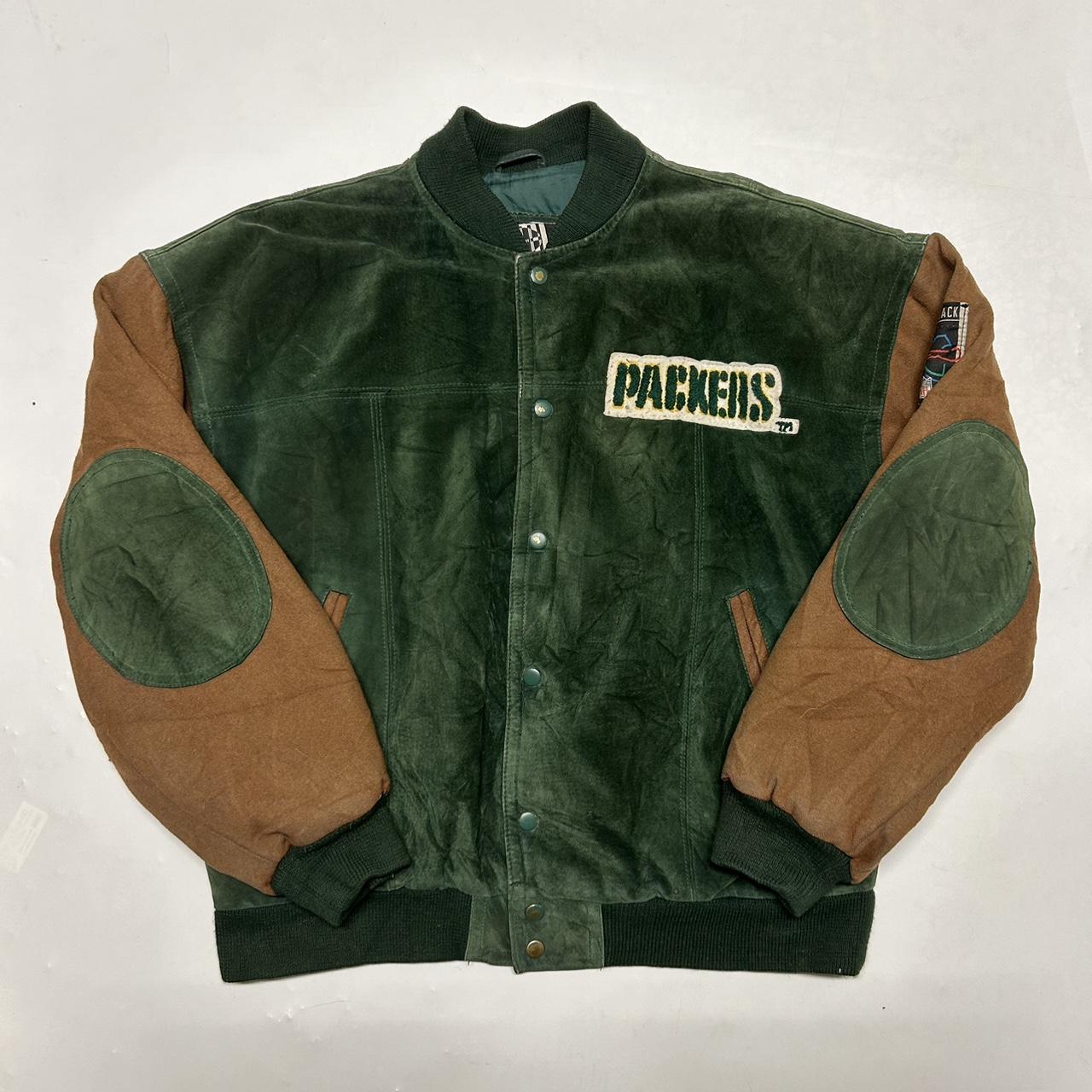 Vintage. G-III Carl Banks Green Bay packers... - Depop