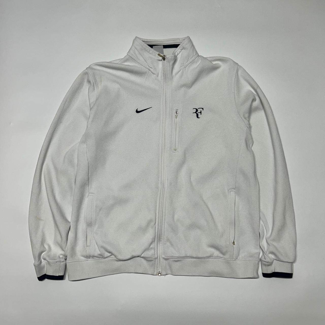 Nike roger federer full zip jacket Size- XL P2P-... - Depop