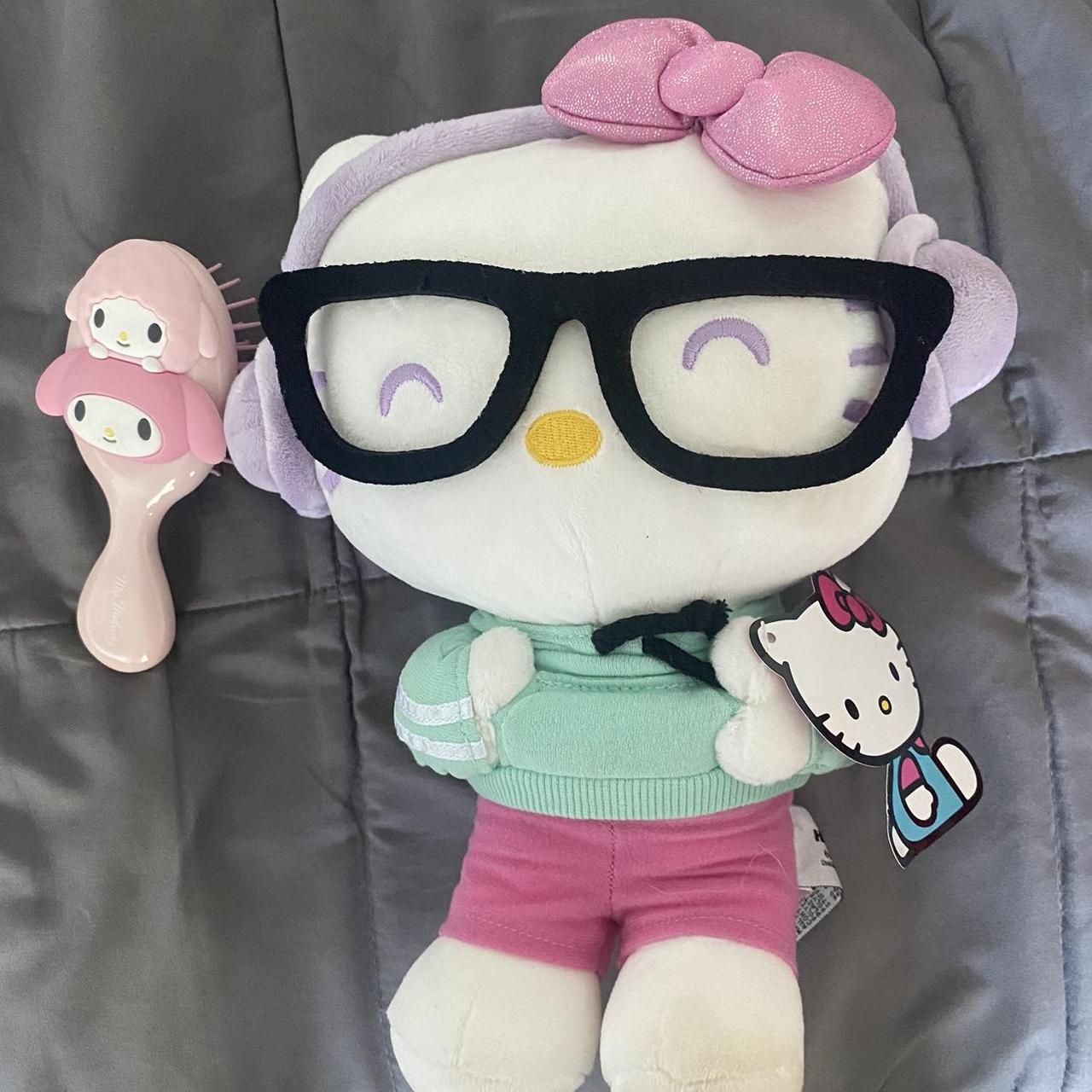 Hello kitty plush with glasses -comes with new... - Depop