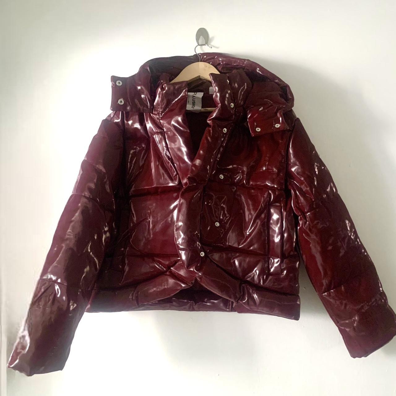 ASOS Collusion puffer jacket ASOS vinyl puffer... - Depop