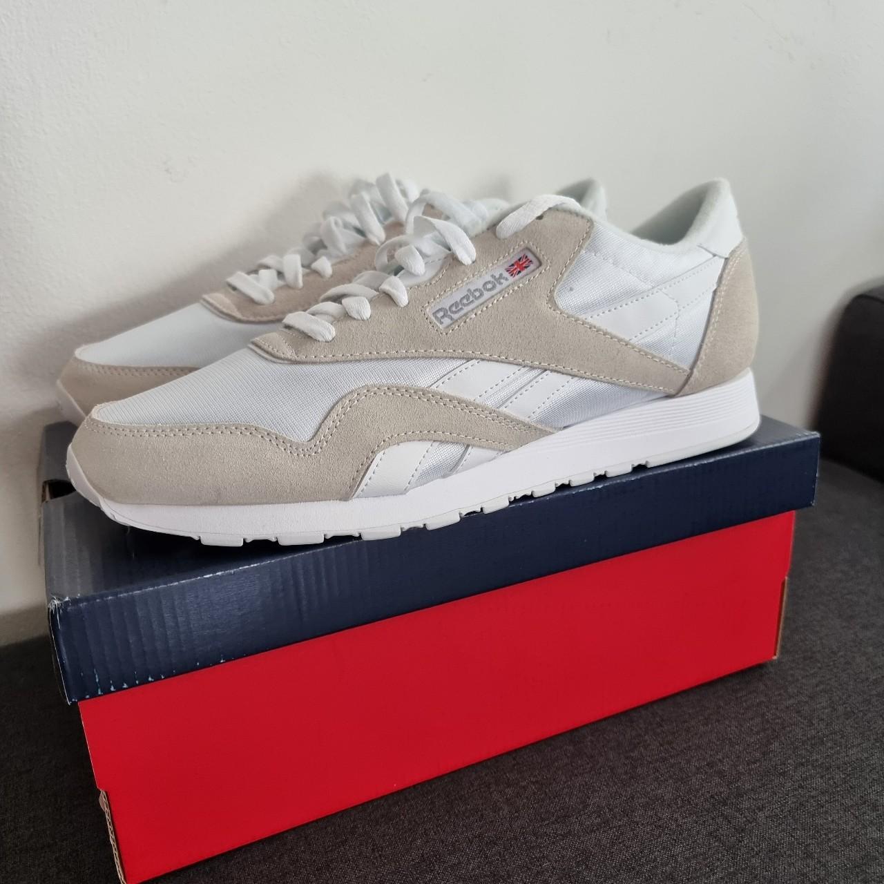 Reebok men's classic CL Nylon UK 9... - Depop