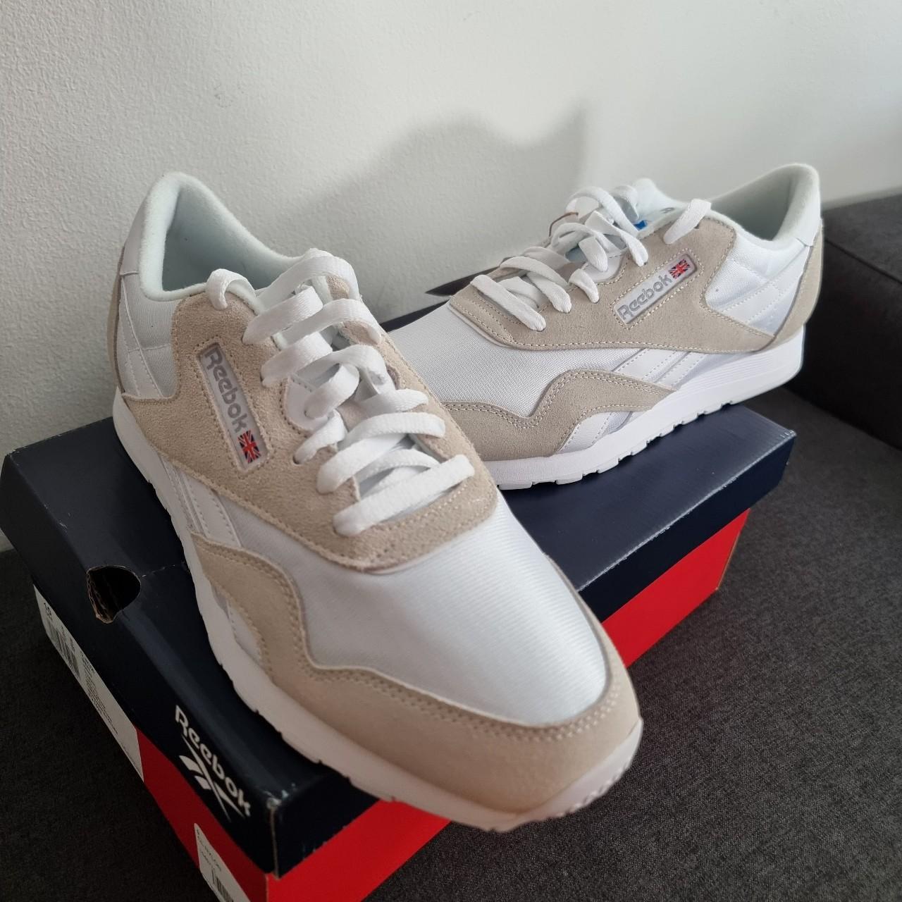 Reebok men's classic CL Nylon UK 9... - Depop