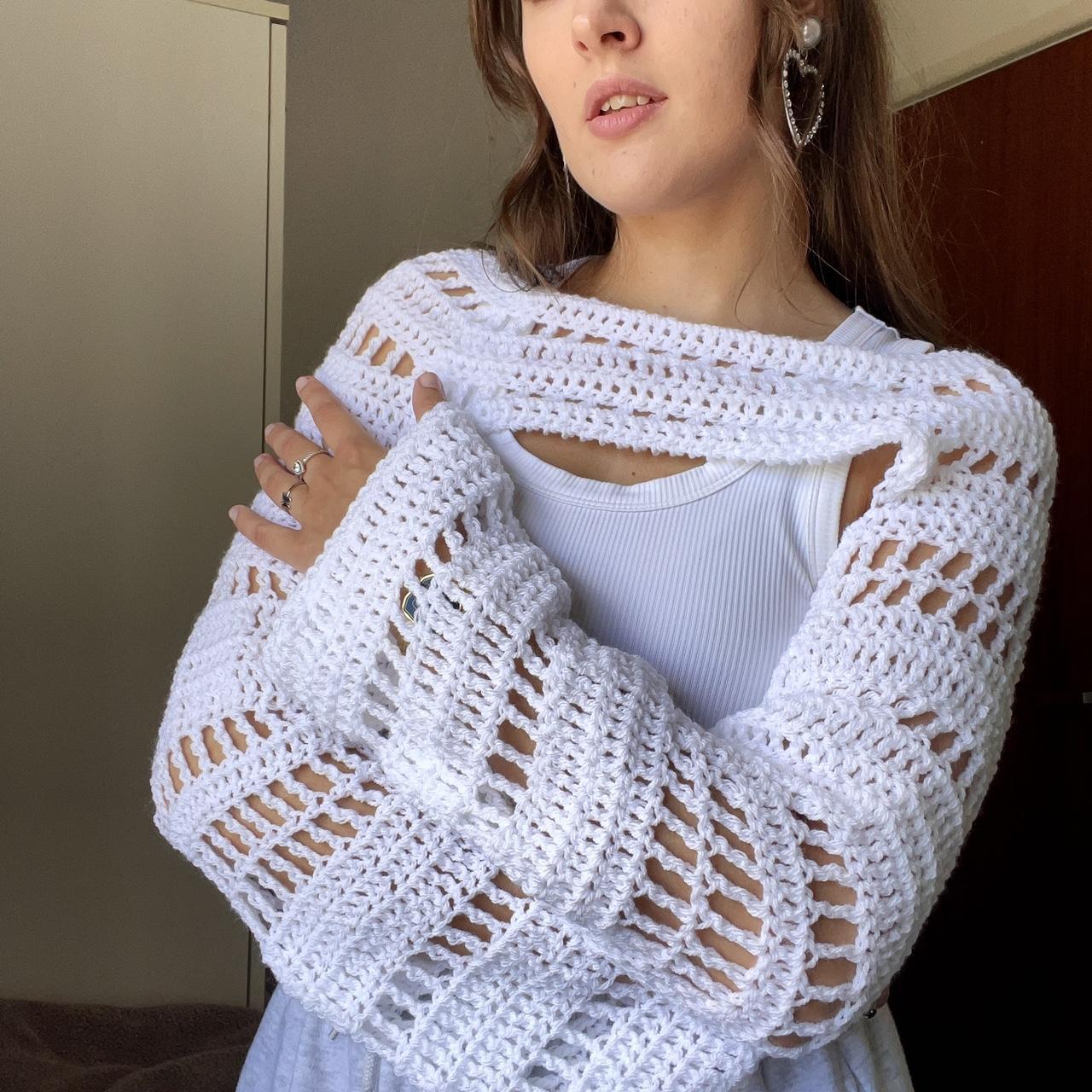 Womens White Top Depop