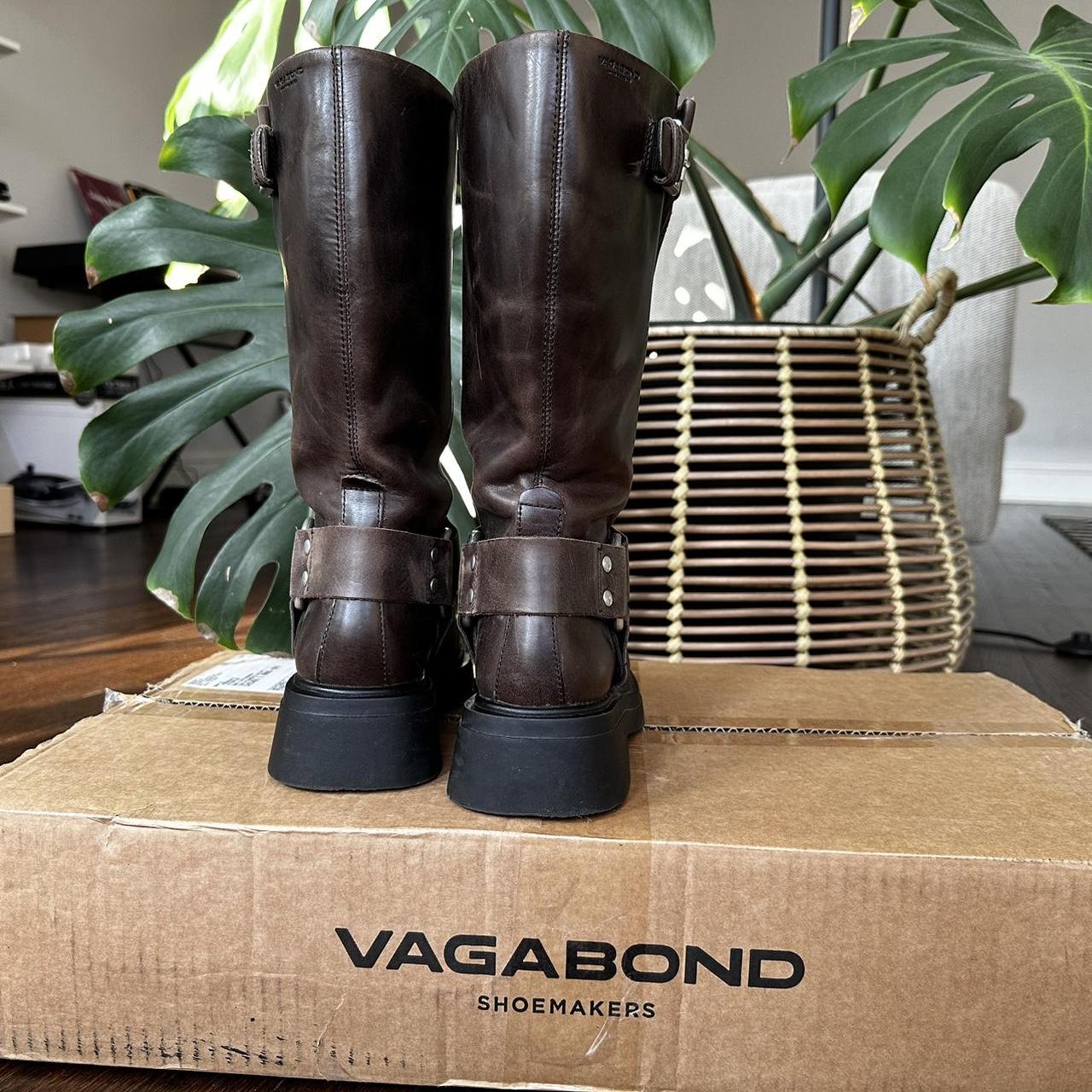 Vagabond brown Eyra boots - brown, size 37/ US 7 - Depop