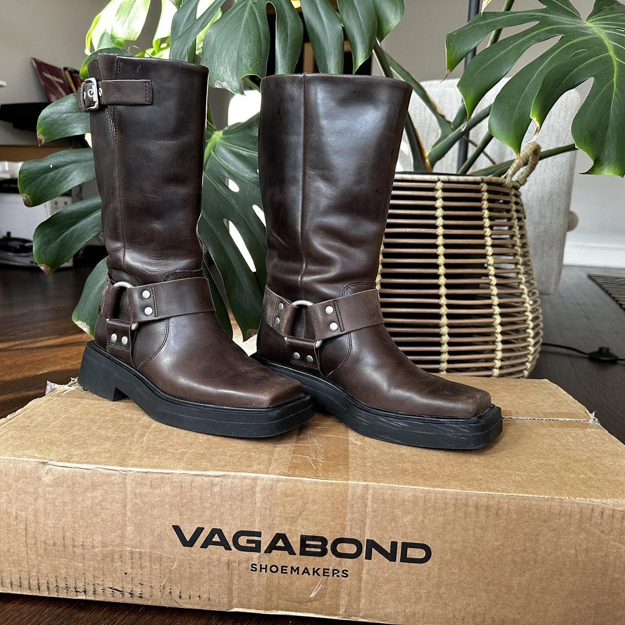 Vagabond brown Eyra boots - brown, size 37/ US 7 - Depop