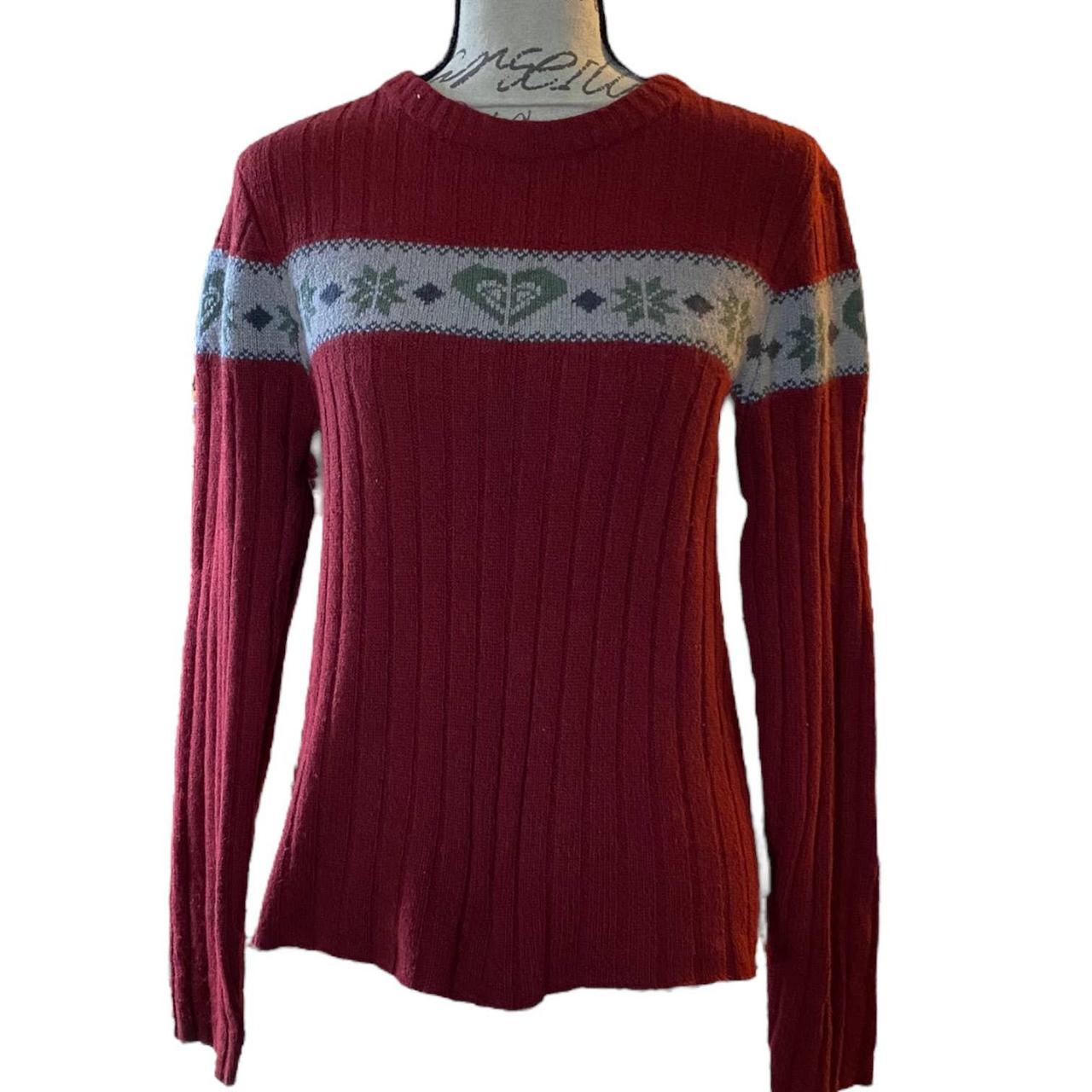 Roxy Women's Red Jumper | Depop
