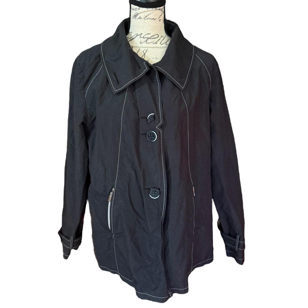Pendleton Black Swing Trench Coat Jacket P110158... - Depop